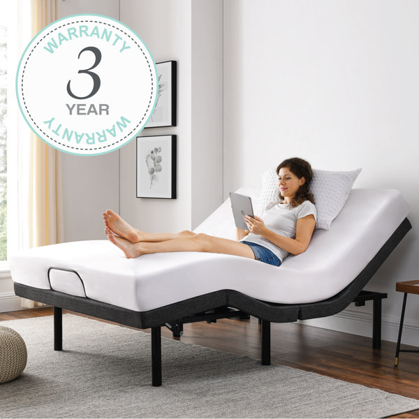 Wayfair Sleep™ 15" Massaging Zero Gravity Adjustable Bed with Wireless ...